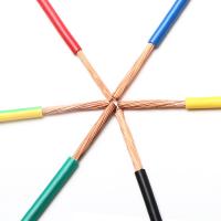 China BVR 4mm2 Flexible Stranded Copper Core Electrical Wire 450/750V for Indoor Wiring for sale
