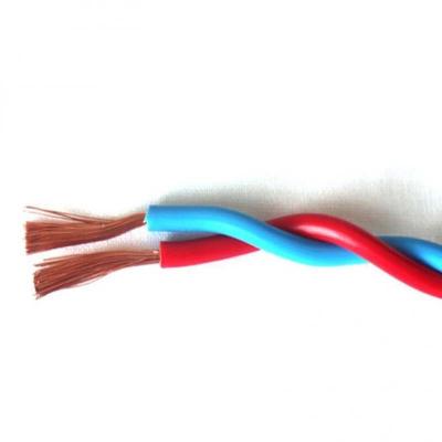 Cina 0.75/1/1.5/2.5mm2 PVC isolato fili elettrici a coppia tortuosa per applicazioni flessibili in vendita