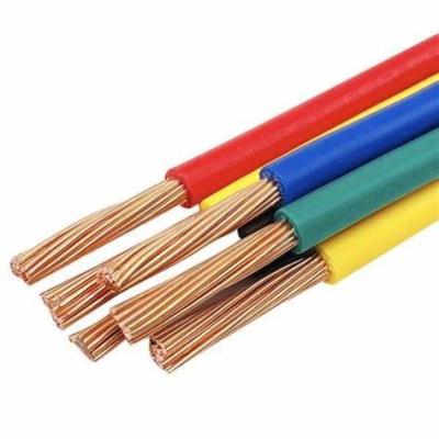 中国 CCC 証明書 450/750V 角型銅コア PVC 断熱型柔軟な電線 販売のため