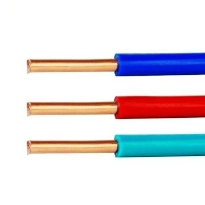 China Eenkernige H07VR H07VU PVC geïsoleerde koperen geleider elektrische draad 2,5 mm Te koop