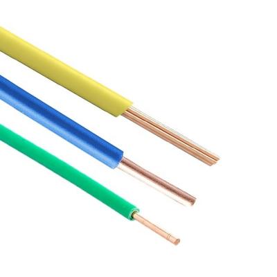 China Eenkernige H07VR H07VU PVC geïsoleerde koperen geleider elektrische draad 2,5 mm Te koop