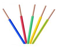 China Solid PVC Insulated Electrical Wire 6mm Copper Conductor 450/750V for sale