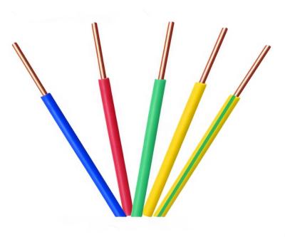China Solid PVC geïsoleerde elektrische draad 6 mm met PVC-isolatiemateriaal Te koop