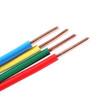 China Solid PVC Insulated Electrical Wire 6mm Copper Conductor 450/750V for sale