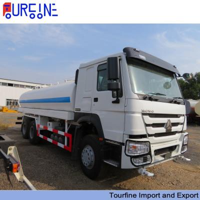 China 20000L 25000L Water Bowser Truck For Drinking Water Transport & Road Spraying for sale