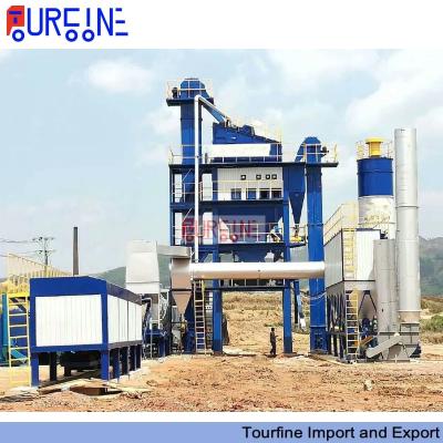 China Tourfine New Type 80ton/H Intermittent Mobile Asphalt Mixing Plant Construction for sale
