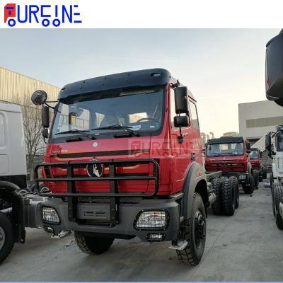 China BEIBEN NG80 6X6 Heavy Duty Cargo Truck Chassis 30-40 Ton With 420HP Diesel Engine for sale