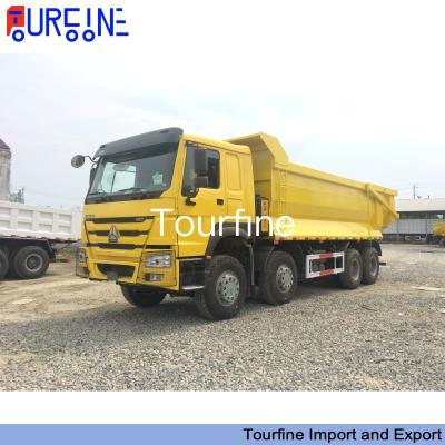 China Sinotruk HOWO 8x4 Dump Truck 420HP 27CBM U Shape Heavy Duty Mining Tipper Truck For Sale for sale