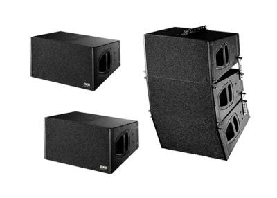 China Compact Line Array Speakers with 800 watts Neodymium Magnets 2 x 10 inches for live shows black cabinets for sale