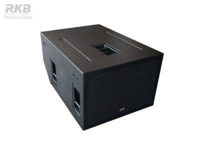 China Portable 1600w Large subwoofer speaker with a vented rectangular enclosure for sale