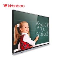 China Smooth Handwriting Interactive Electronic Whiteboard Touch All In One Multimedia for sale