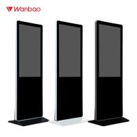China Touch Screen Floor Standing LCD Advertising Player Interactive Digital Signage for sale