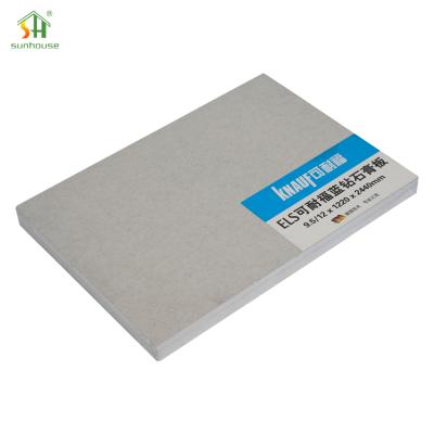 중국 9.5mm 가벼운 위프스 보드 1220x2440mm 4x8ft gipsterboard 설치가 쉬운 내부 패널 판매용