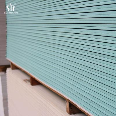중국 12.5mm 그린 석고보드 4x8ft 내벽용 판매용