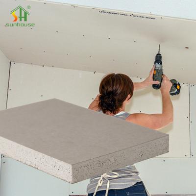China 12mm Water Resistant Gypsum Board 1220x2440mm for Indoor Walls for sale