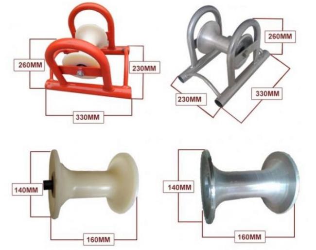 12KN Nylon Material Electrical Cable Pulling Tools Highly Shock Resistant 0