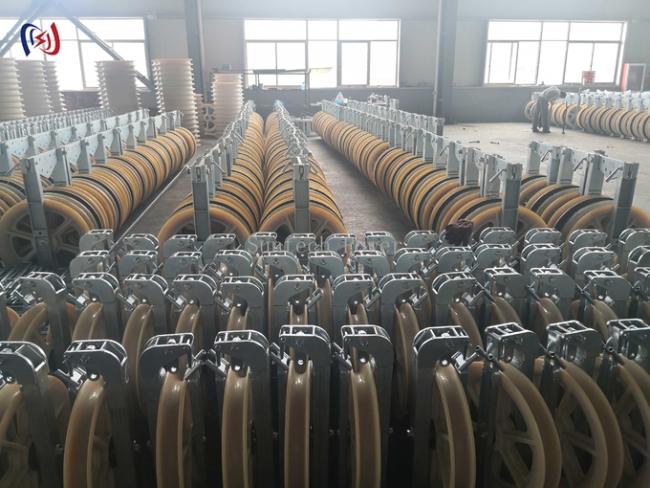 Helicopter Conductor Stringing Blocks Transmission Line Stringing Tools 0