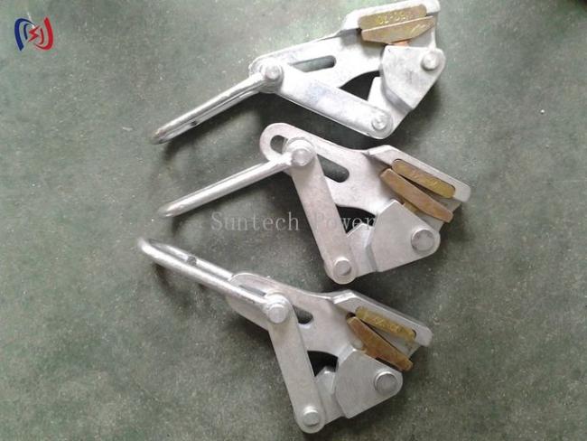 5 - 50KN Self Gripping Come Along Clamp Overhead Transmission Line Tools 0