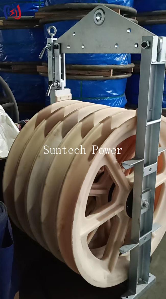 Heavy Duty 1040 Stringing Block in operation