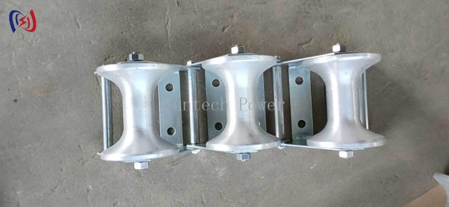 Cable Pithead Roller System in operation