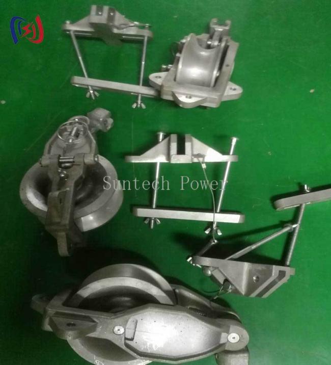 Universal Stringing Block System for cable installation