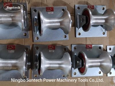 China Galvanized Aluminum Roller Underground Tools Straight Line Cable Roller for sale
