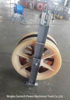 China MC Nylon Sheaves Conductor Stringing Blocks Transmission Line Construction for sale