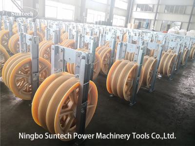 China línea conductor Stringing Pulley Blocks de transmisión de 660m m del triple en venta