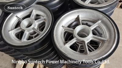 China Flaschenzug-Räder der Fernleitungs-508 x100mm Lux für das Aufreihen des Blockes zu verkaufen