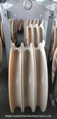 Китай Передающая линия 400KV шнуруя блок шкива Sheave нейлона 660mm продается