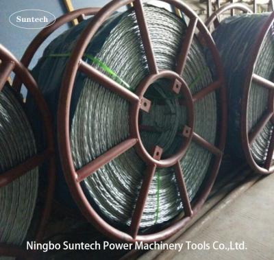 중국 6개의 사각 반대로 강선전도 안내하는 철사 밧줄을 가진 장치를 당기는 육각형 직류 전기를 통한 케이블 판매용