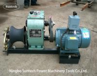 China JJM8D Model 80 KN Cable Winch Puller Petrol Capstan Winch For Cable Stringing for sale