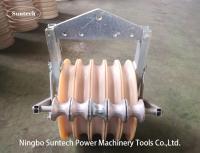 China 60kn Conductor Stringing Blocks Transmission Line Grounding Roller for sale