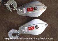 China Hoisting Tackle 20KN Conductor Wire Stringing Tools Pulley Block for sale