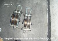 China 30KN 100KN Double Sheave Hoisting Tackle Conductor Stringing Tools for sale