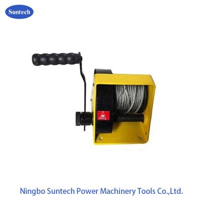 Portable Power Worm Gear Winch 500kg Mini Manual Customized Optional Cable