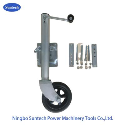 China 8" Single Wheel 1500 Lb Trailer Jack 10" Travel With Side Handle for sale