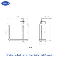 China M12 Overhead Line Anchor Bolt Hot Dip Galvanized Type D Bracket For Insulator for sale