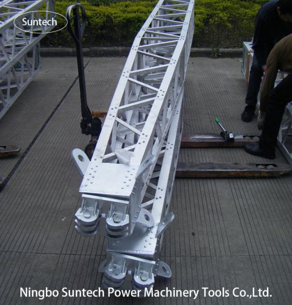 A Shape Lattice Gin Pole Tower Erection Tools Construction Works