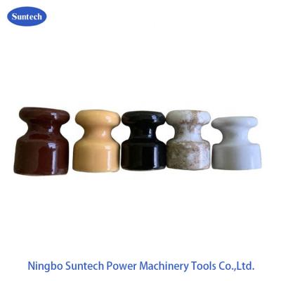 China Low Voltage Porcelain Transmission Line Insulator For Wall Wire Fixings for sale