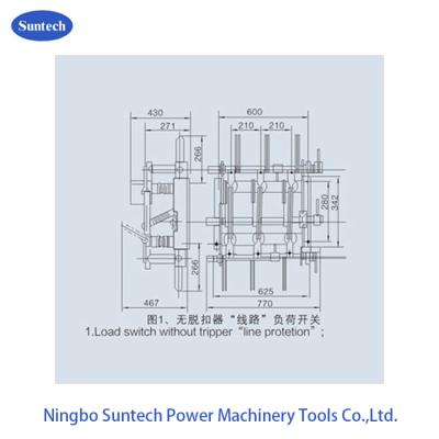 China Indoor Three Phase HV 12KV AC Load Break Switch for sale