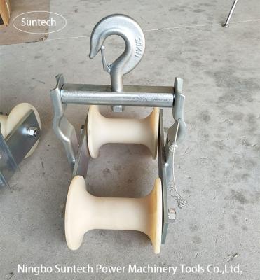 China 5KN Cable Roller Pulley For Electric Power And Communication Cable Construction for sale