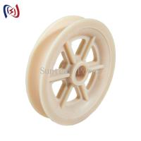 China Nylon Sheave Wheels Conductor Stringing Pulling Pulley Block With Ball Bearings for sale