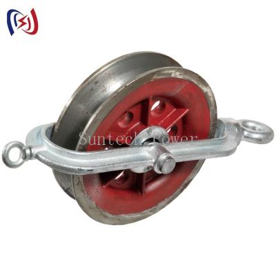 China Einzelne Nylonantriebsscheibe großer Diamging-Leiter Stringing Blocks zu verkaufen