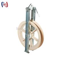 China Conductor Wire Rope Pulley Block Transmission Line Stringing Blocks for sale