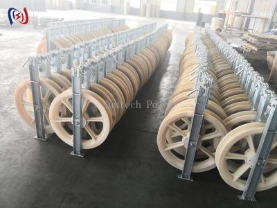 China 822-Serie Stringing Block Übertragungsleitungswerkzeuge mit angepasster Schaufeldimension und hoher Tragfähigkeit zu verkaufen