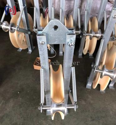 China Grounding Roller Stringing Block Conductor Stringing Blocks Transmission Line Grounding Roller for sale