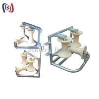 China Multi-Groove Corner Ground Roller For Parallel Cable Pullin for sale