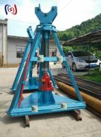 China HydraulicColumnTypeCableReelStandAdjustable08mTo20mHeightForHVProjects for sale