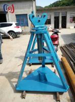 China HydraulicColumnTypeCableReelStandAdjustable08mTo20mHeightForHVProjects for sale